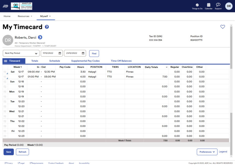 - Whistler Personnel Solutions
